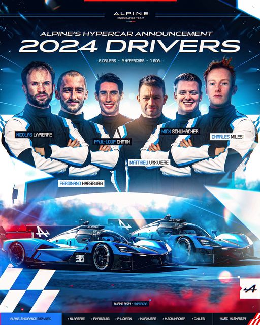 BREAKING NEWS: Alpine Endurance Team komplett! — FormelAustria
