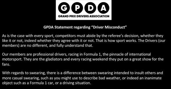 GPDA gibt Statement zu FIA-Verordnung ab — FormelAustria